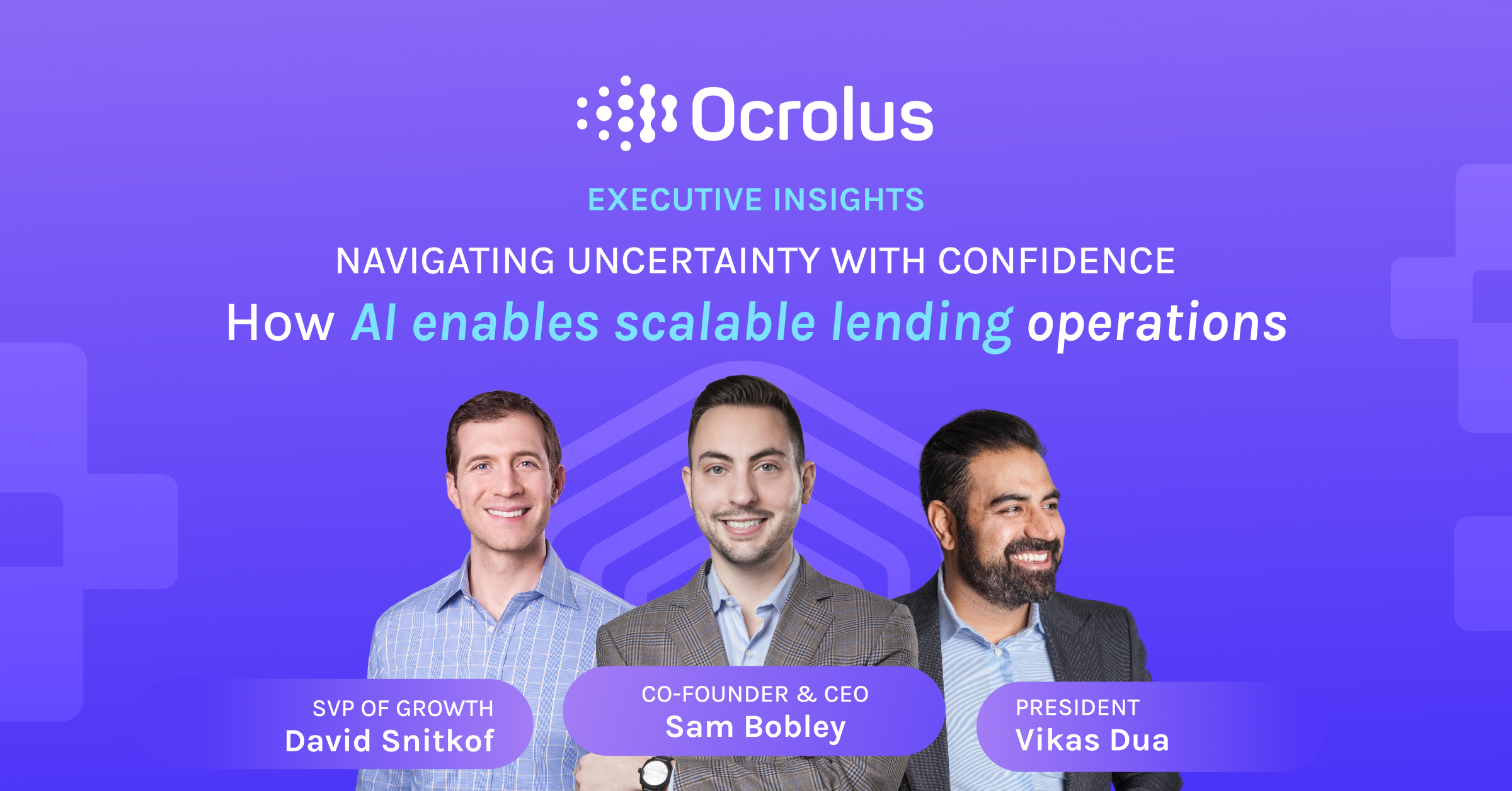 Navigate uncertainty with AI in lending | Ocrolus