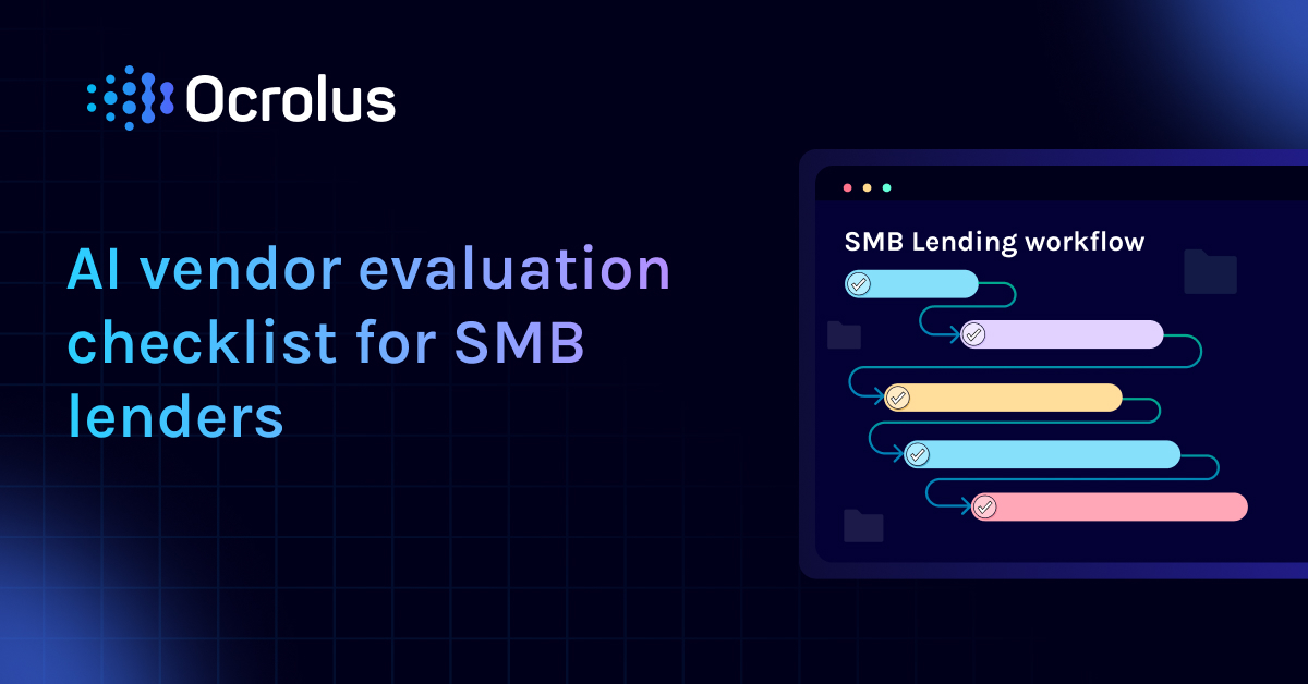 AI vendor checklist for SMB lenders | Compare lending automation tools