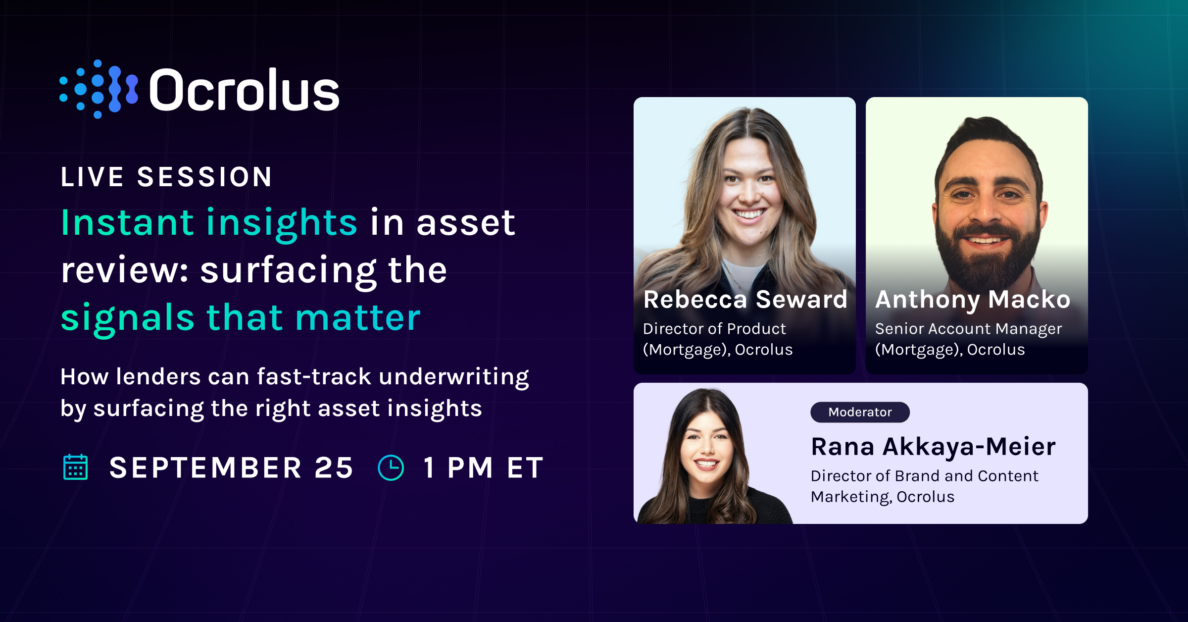 Instant insights in asset review | Ocrolus live session